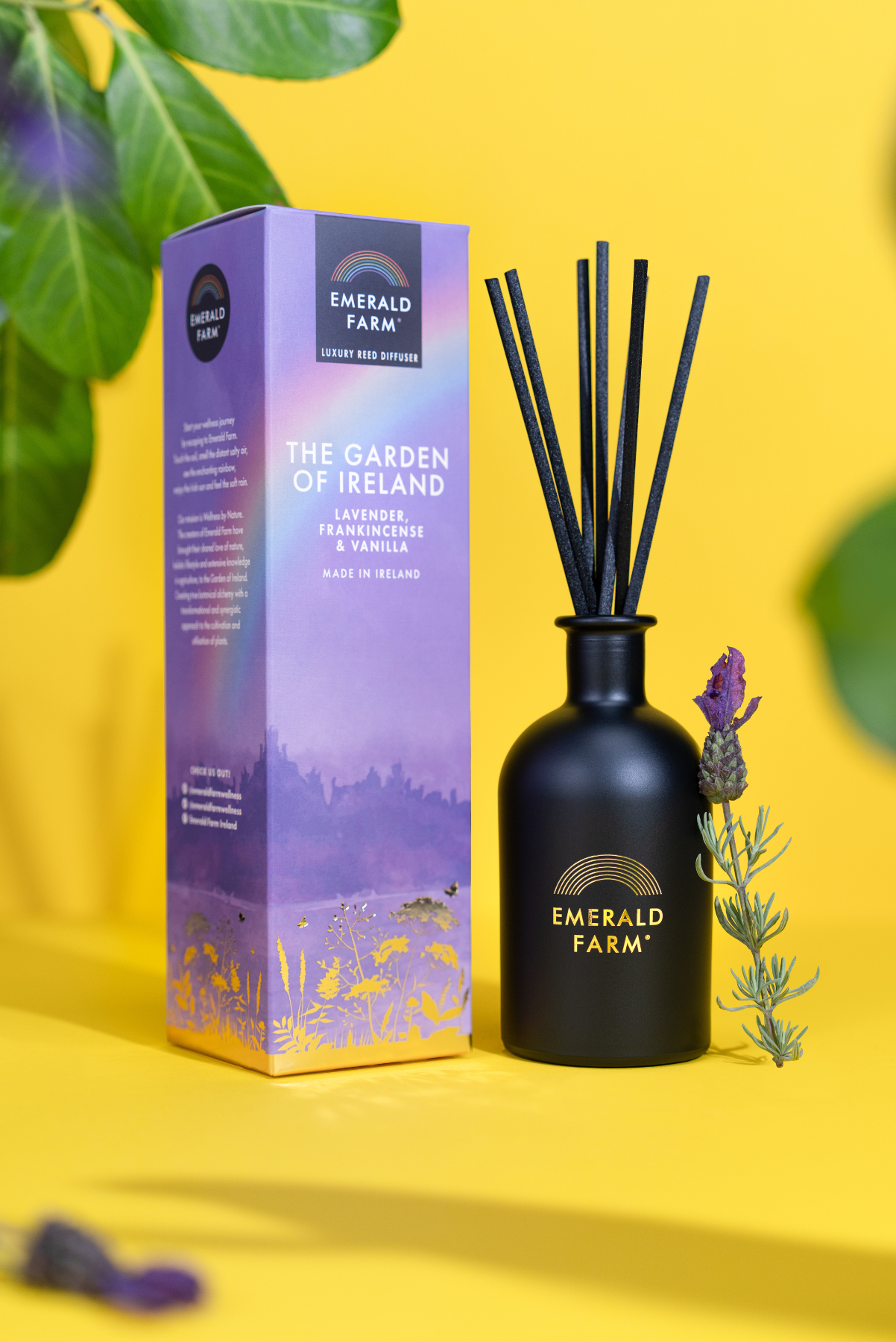 Garden of Ireland Luxury Reed Diffuser – Emerald Farm