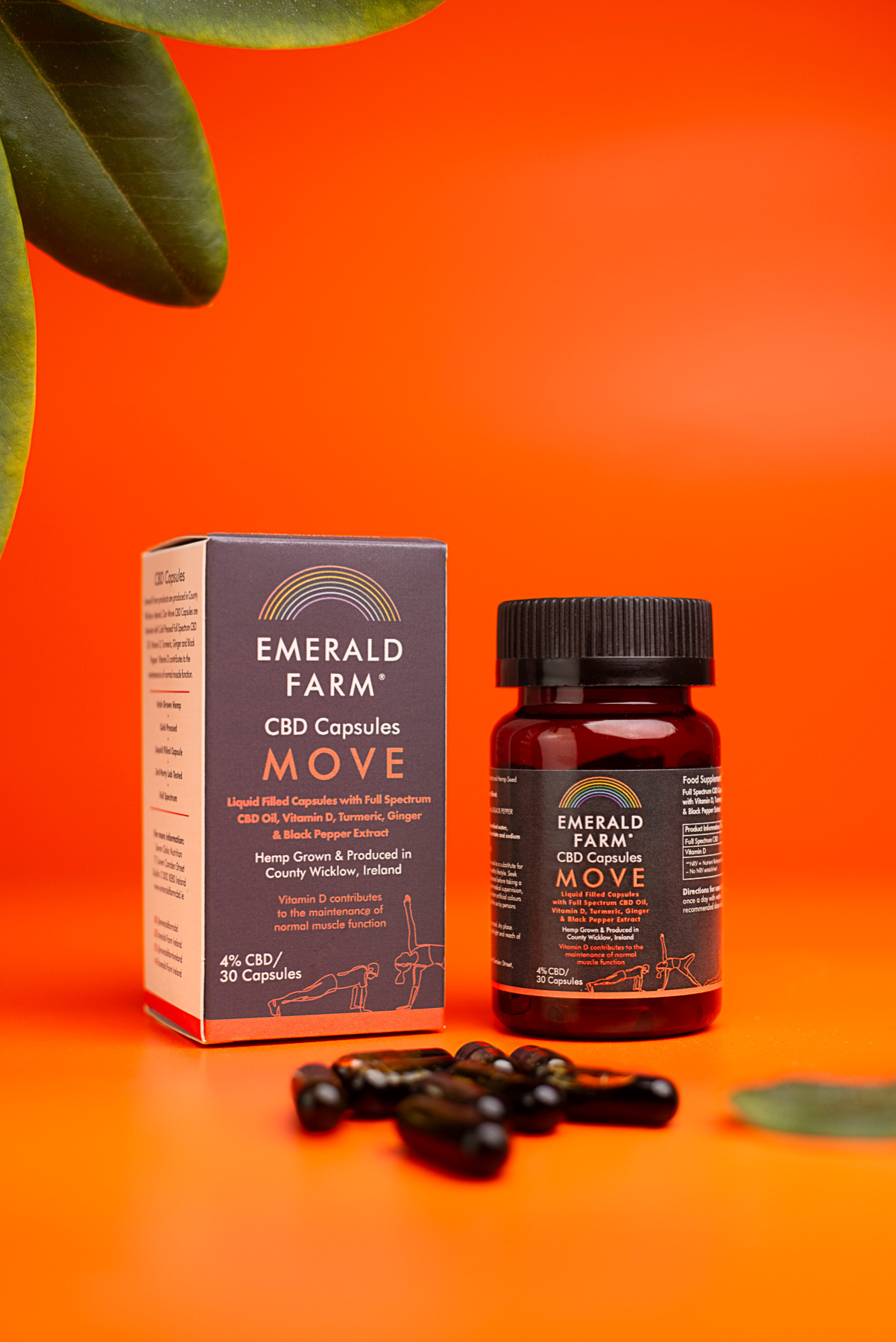 MOVE Liquid Filled CBD Capsules – Emerald Farm